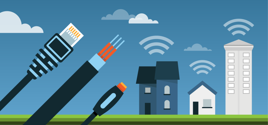 Verbinding met het internet via glasvezel, DSL of kabel | Internetten.nl